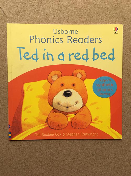 Ted in a Red Bed – The Learning Corner